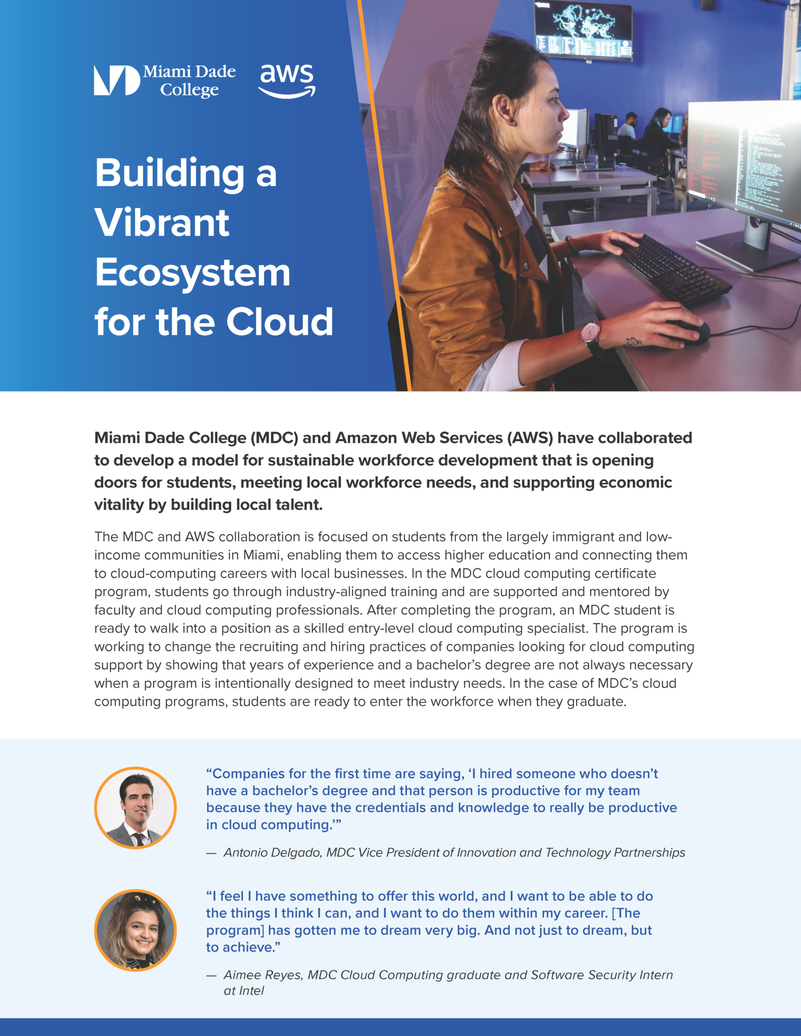 Building a Vibrant Ecosystem for the Cloud - Career Ladders Project