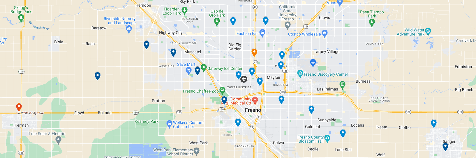 Map of K-12 Grants - Career Ladders Project